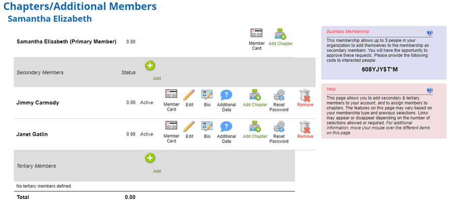 Adding a Member to a Business Membership – ClubExpress Help Center