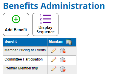 Adding and Displaying Membership Benefits – ClubExpress Help Center