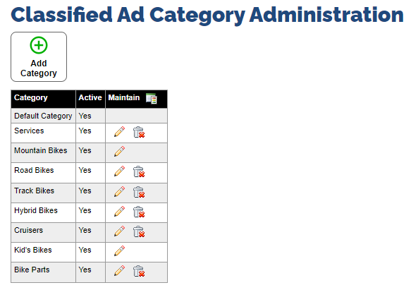 Configuring the Classified Ads Module – ClubExpress Help Center