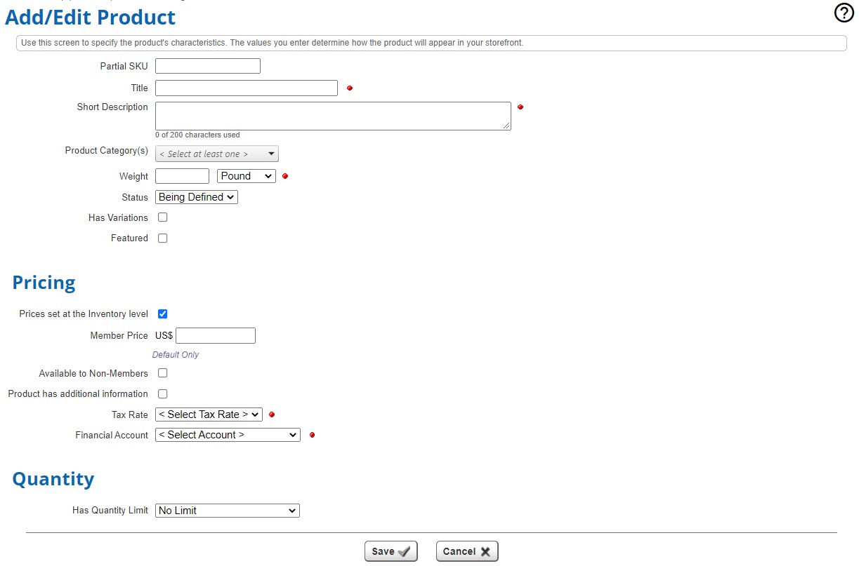 Adding a Product – ClubExpress Help Center